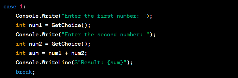 Creating A Simple Menu In C Console Application Xzopia Limited